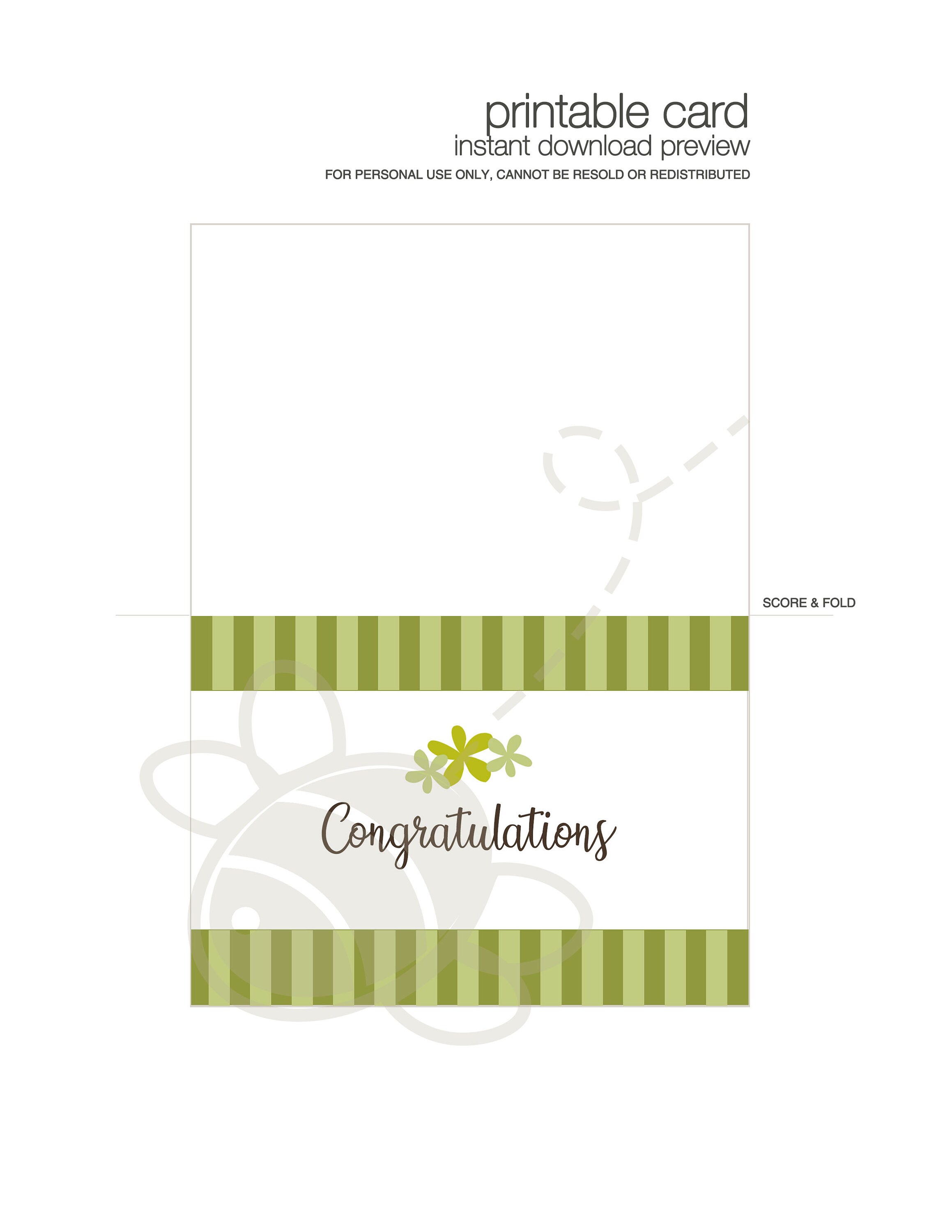 Congratulations Card, Printable Congratulations Cards, Digital ...