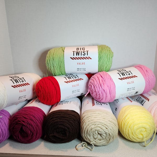 Big Twist Yarn - Etsy
