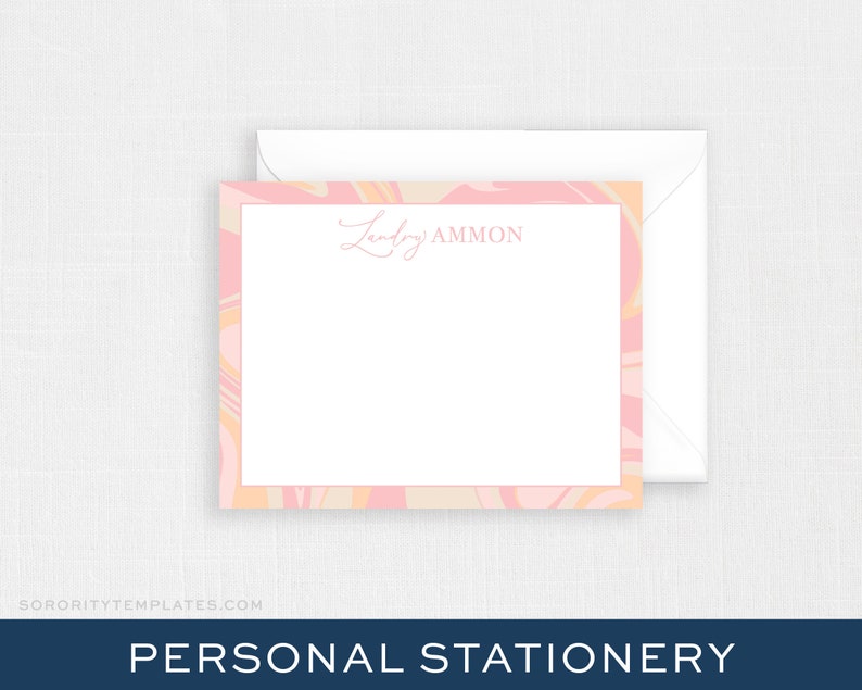Mini Sorority Packet, Digital Resume | Printable Sorority Resume ...