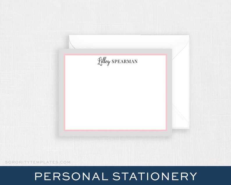 Mini Sorority Packet | Digital Sorority Resume | Printable Social ...