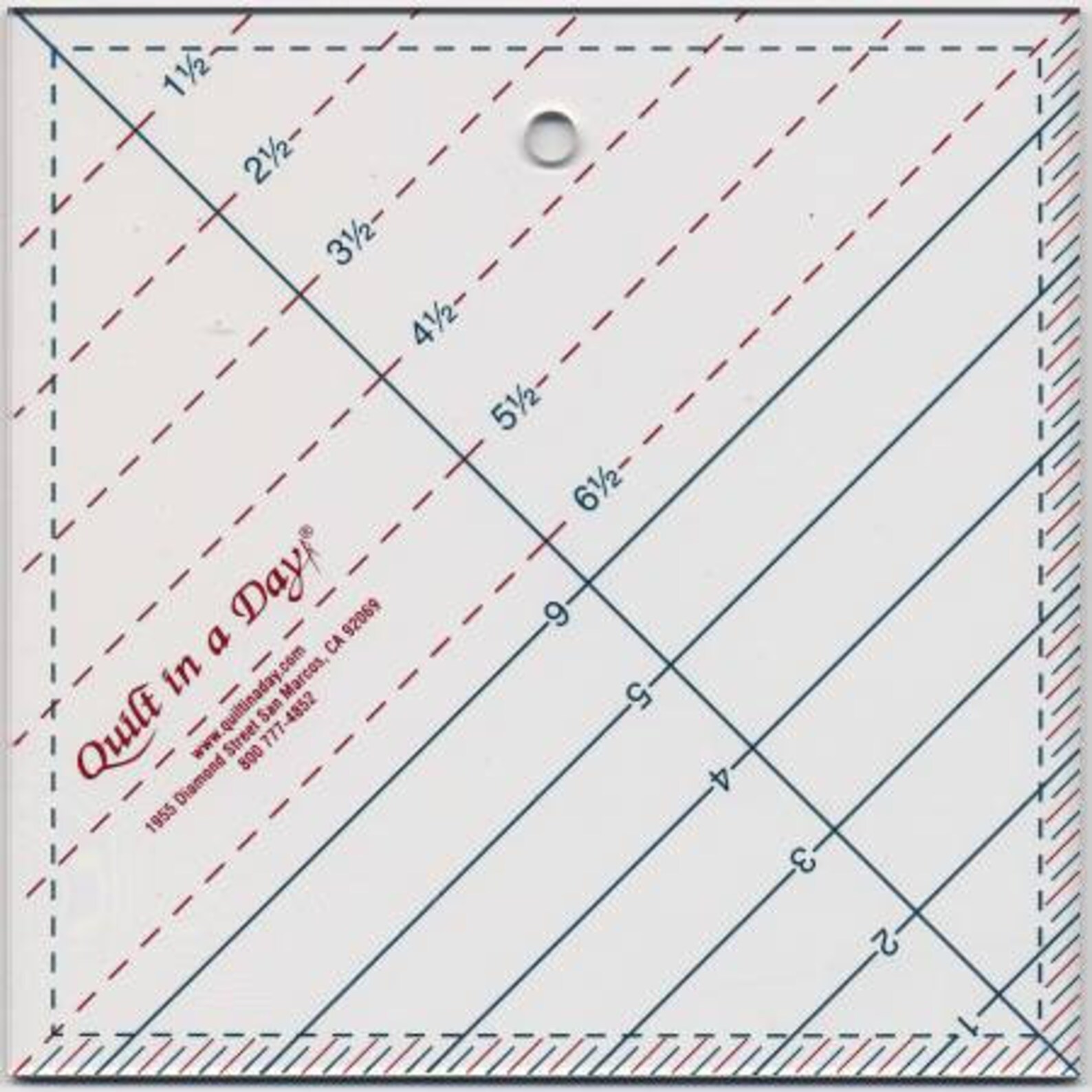 Quilt in A Day Triangle Square up Ruler - Etsy