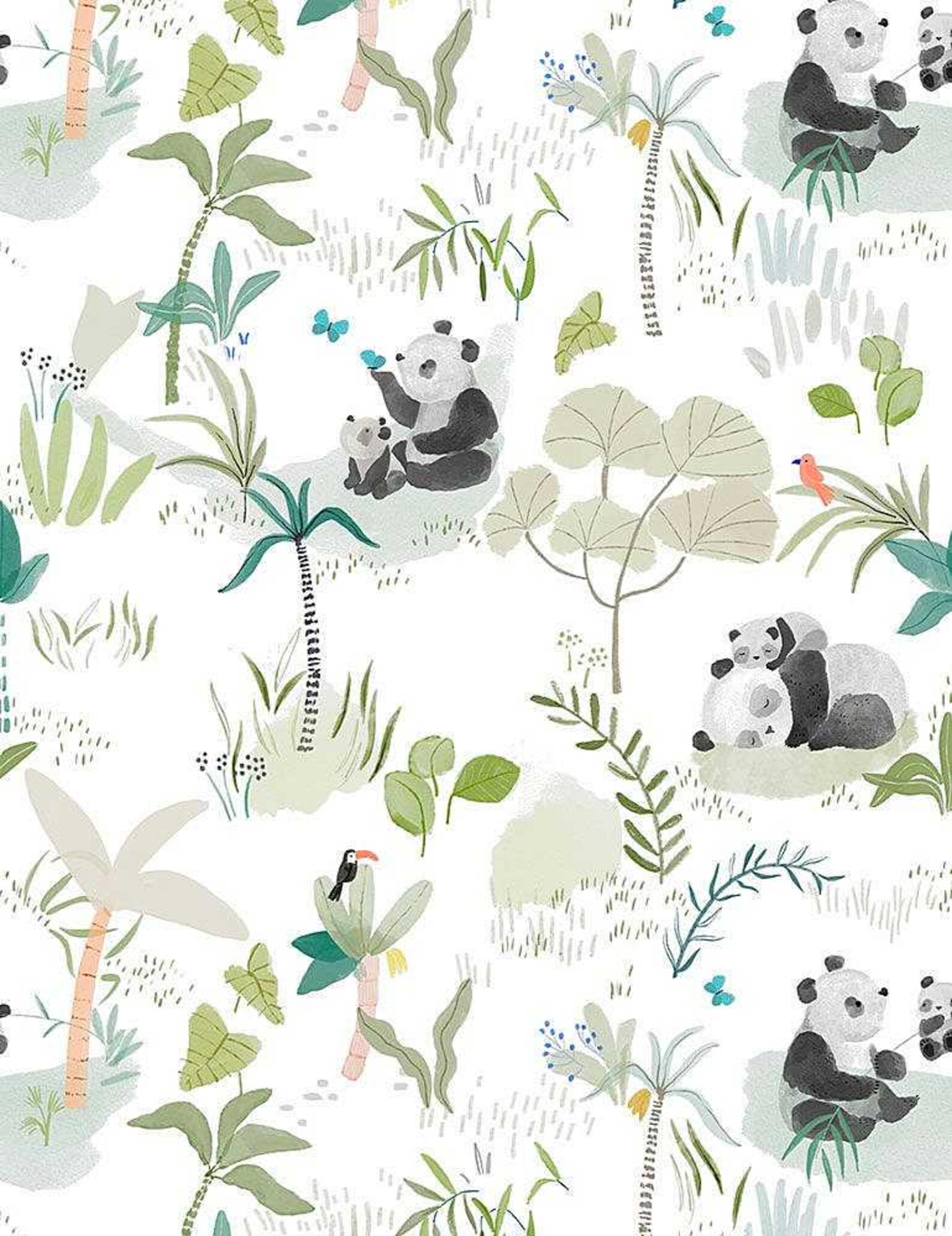 Stella-d2166 3-yd Pre-cut Pandas - Etsy