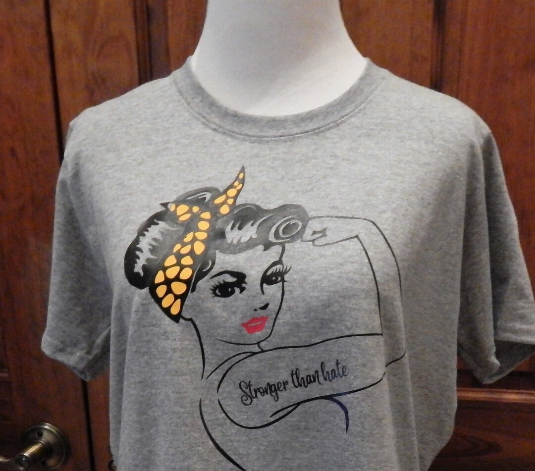 Rosie the Riveter Pittsburgh Shirtpittsburgh Strong Stronger - Etsy