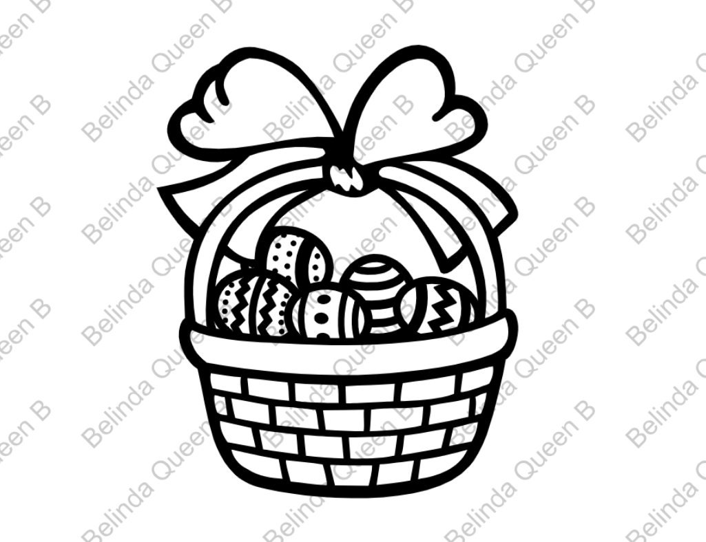 Easter Basket Svg Bundle Svg Cut Files Set Easter Bunny, Easter Eggs ...