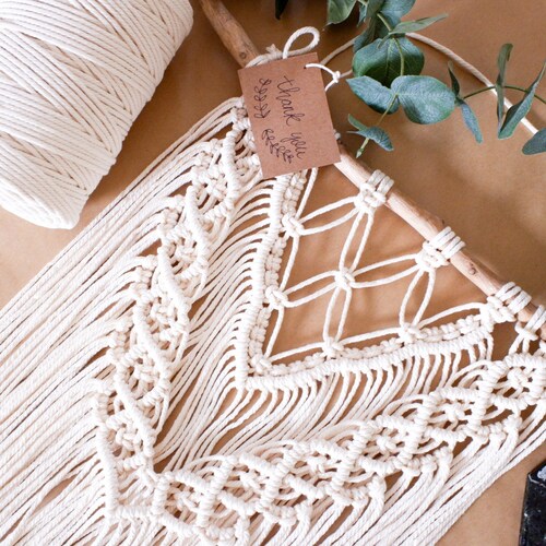 Petit Macramé Mural / Small Macrame Wall Hanging - Etsy