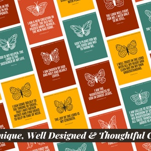 Biblical Affirmation Cards Printable Christian Affirmations - Etsy