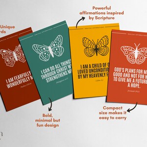 Biblical Affirmation Cards Printable Christian Affirmations - Etsy