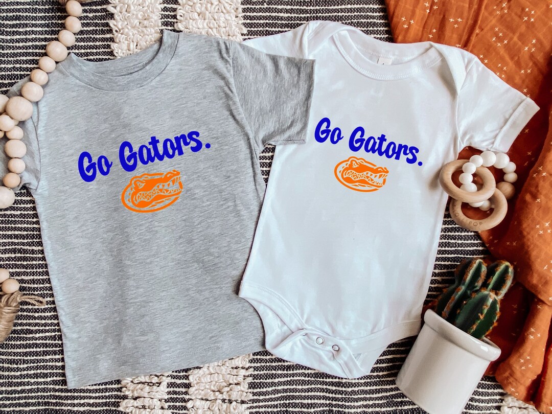 Go Gators. Baby Onesie or Toddler Shirt. Florida Gators Bodysuit. Baby ...