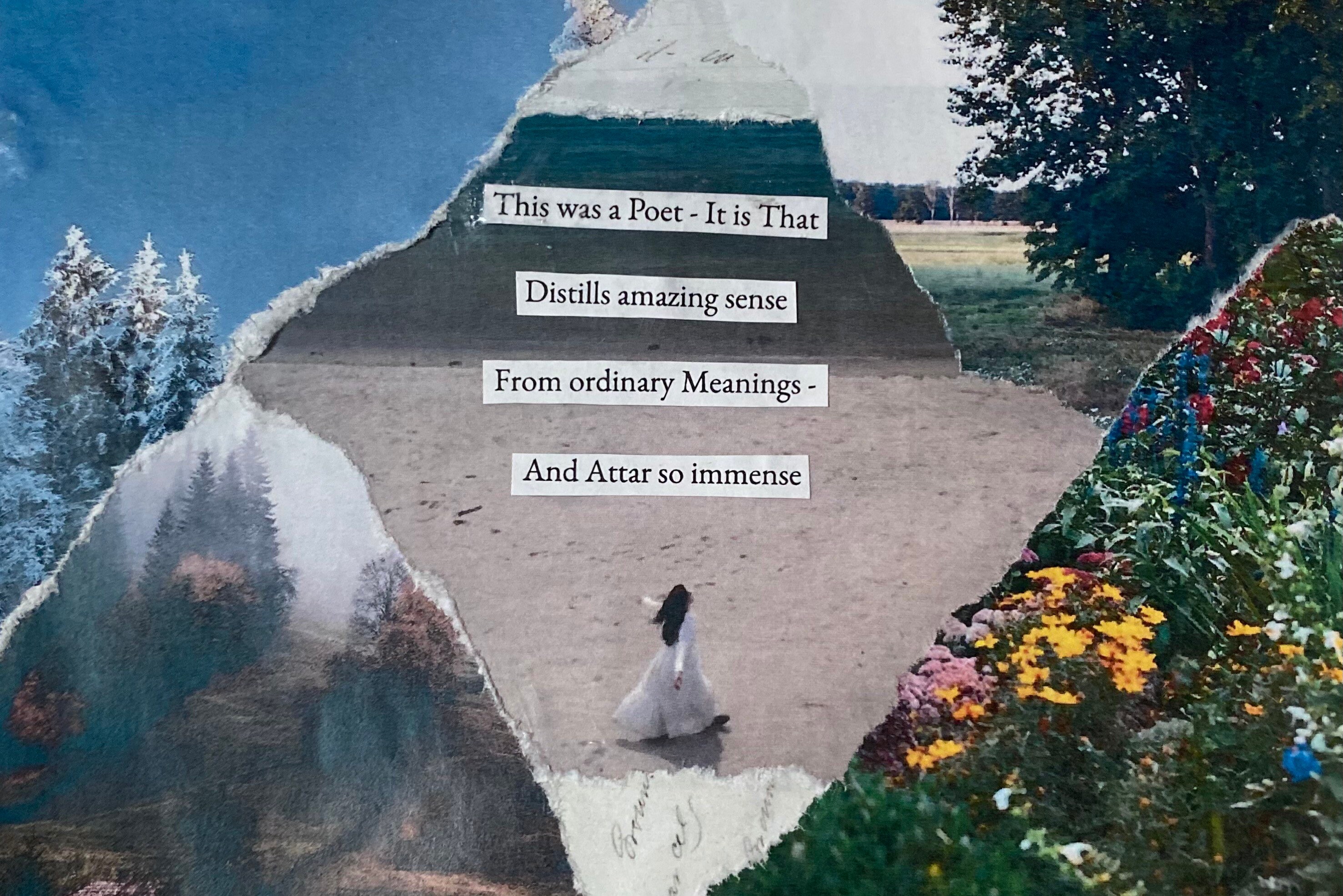 Emily Dickinson this Was a Poet Collage print - Etsy