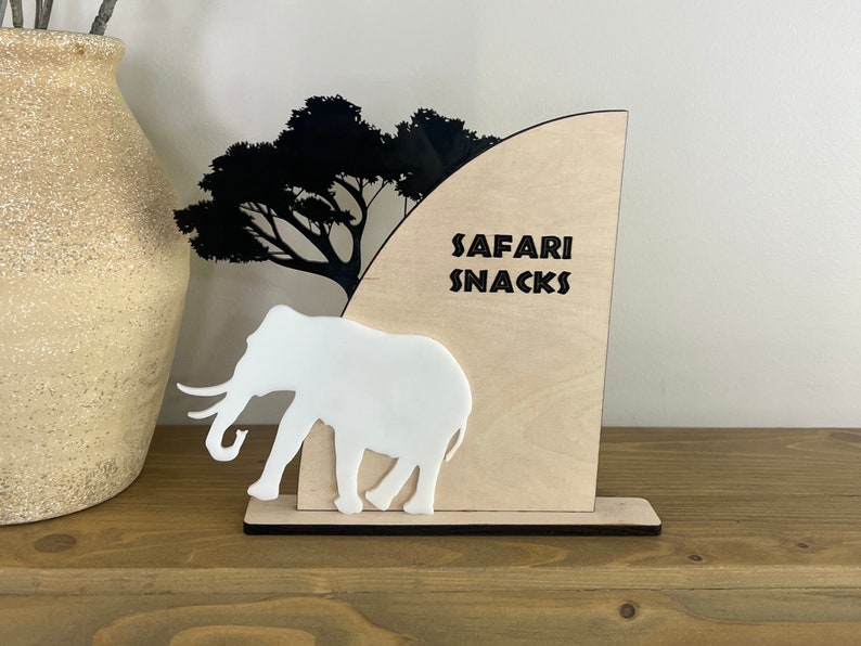 Wild One Party Safari Theme Sign Birthday Party Decor Jungle - Etsy