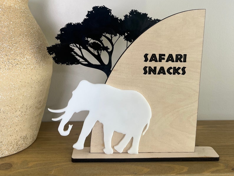 Wild One Party Safari Theme Sign Birthday Party Decor Jungle - Etsy