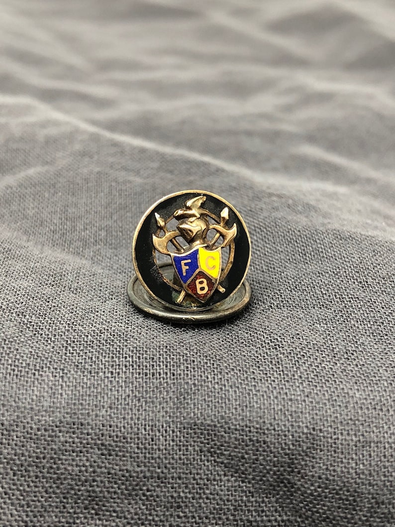 Rare Knights of Pythias 14K Shield Collar Button Antique Pins Enamel ...