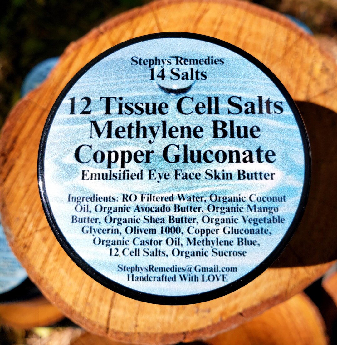 12 Tissue Cell Salts Methylene Blue Copper Gluconate Anti-itch ...