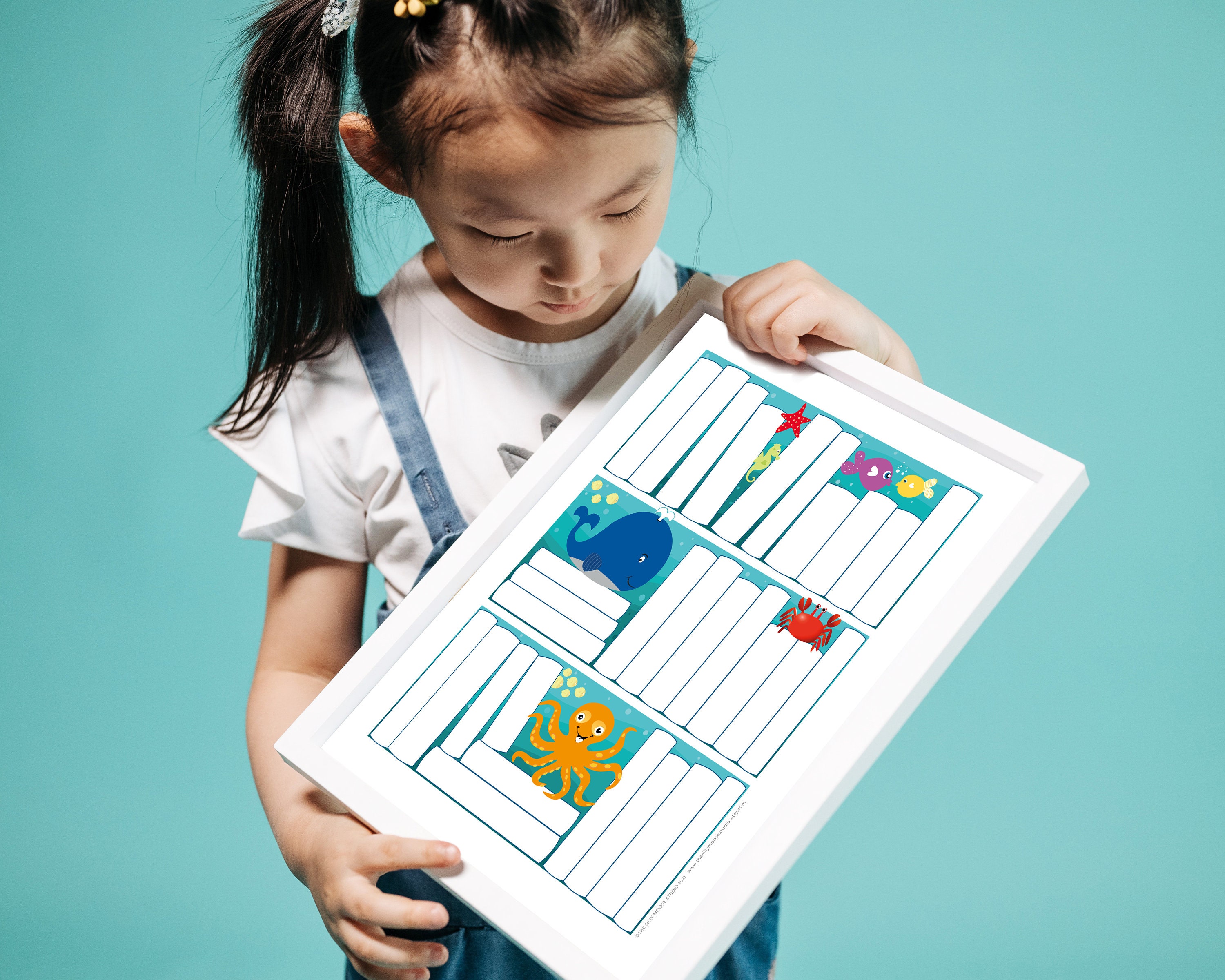 Kids Reading Log Printable Under the Sea Childrens Book - Etsy UK