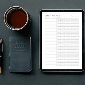 Time Sheet Printable 15 Minute Units – Work Time Tracker – Employee ...