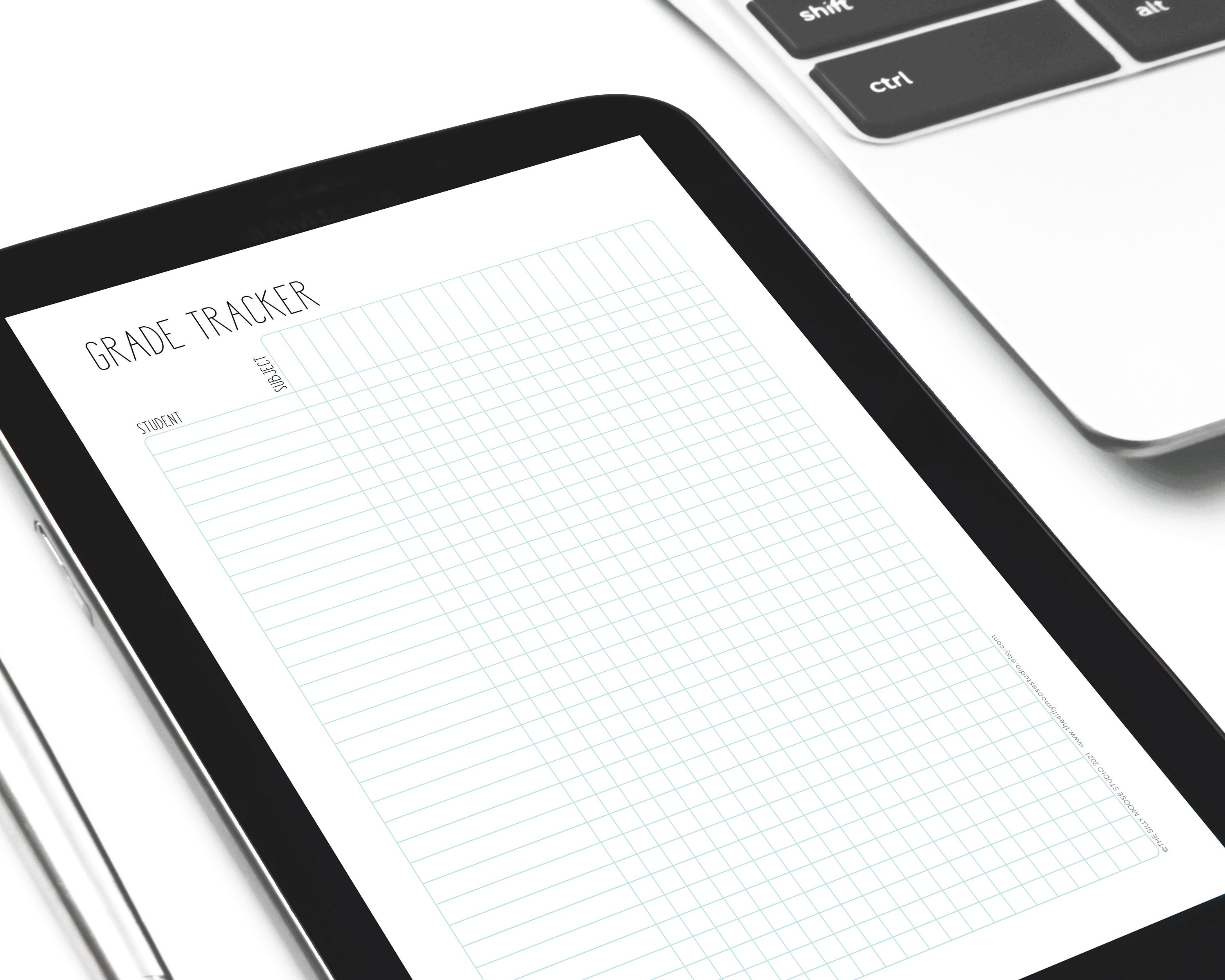 Grade Tracker for Teachers Printable & Digital Template PDF Class ...