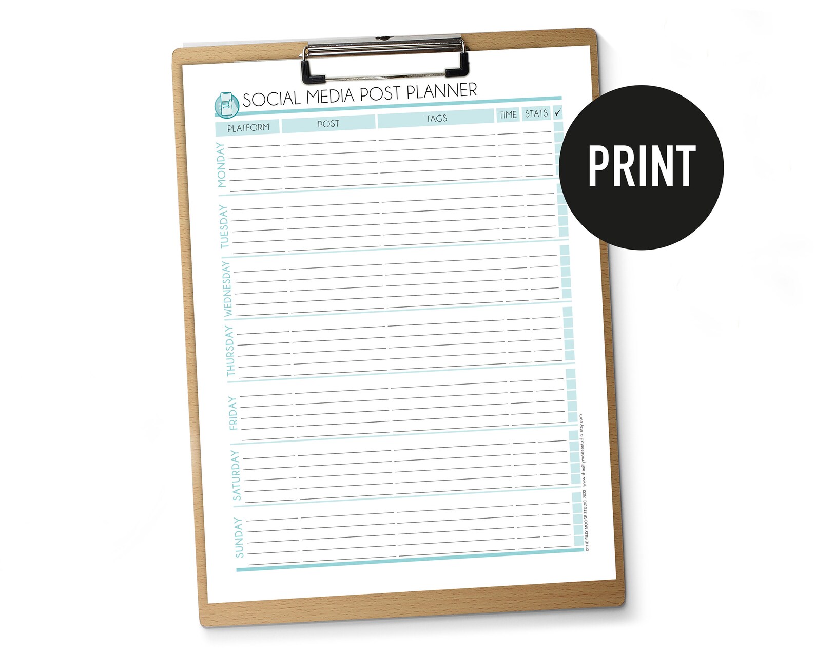 Etsy Shop Planner Printable Kit – Etsy Seller Online Business Goals ...