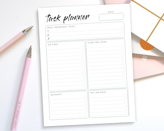 Lista De Prioridades Para Hacer Imprimible Planificador Semanal: Cómo