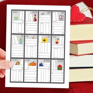 Book Tracker Printable Reading Challenge Log Books I've Read Poster ...