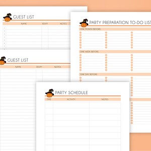 Halloween Party Planner Printable Fillable PDF – Halloween Food ...