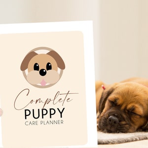 New Puppy Planner Bundle – Printable Pet Care Planner – Puppy Checklist ...