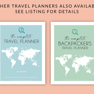 Family Vacation Itinerary Template – Printable & Fillable PDF – Holiday ...