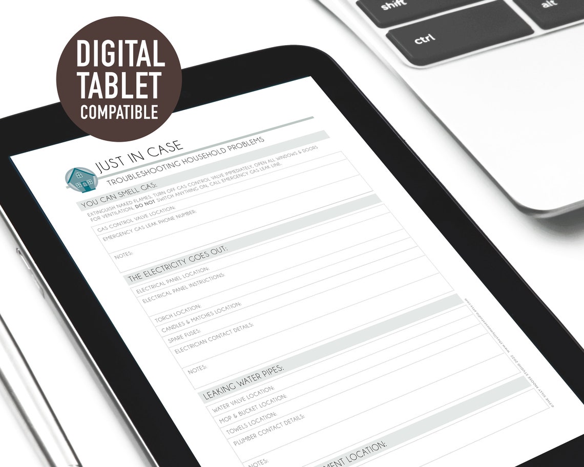 Rental Welcome Guide Printable & Fillable PDF – House Sitting Handbook ...