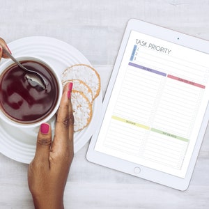 Task to Do List Planner Printable – Eisenhower Matrix Priority List ...