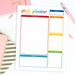 Planner Printable & Digital – Rainbow Daily and Weekly Planner Pages ...