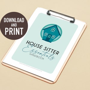 House Sitter Instructions Printable – House Guest Welcome Information ...