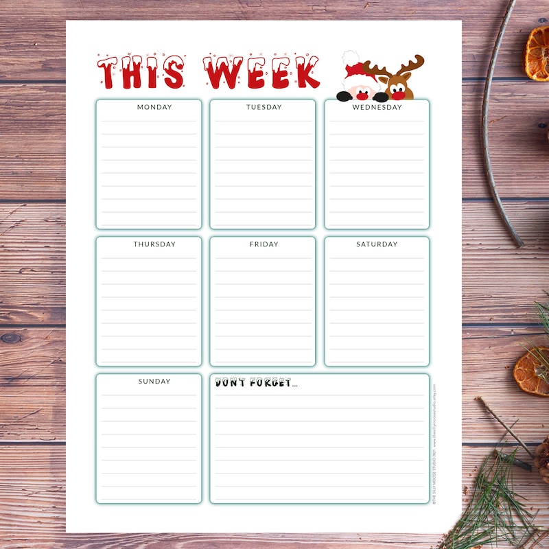 Christmas Planner - Etsy