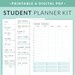 Student Planner Printable / Digital Kit School & College - Etsy