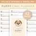 New Puppy Planner Bundle Printable Pet Care Planner Puppy - Etsy
