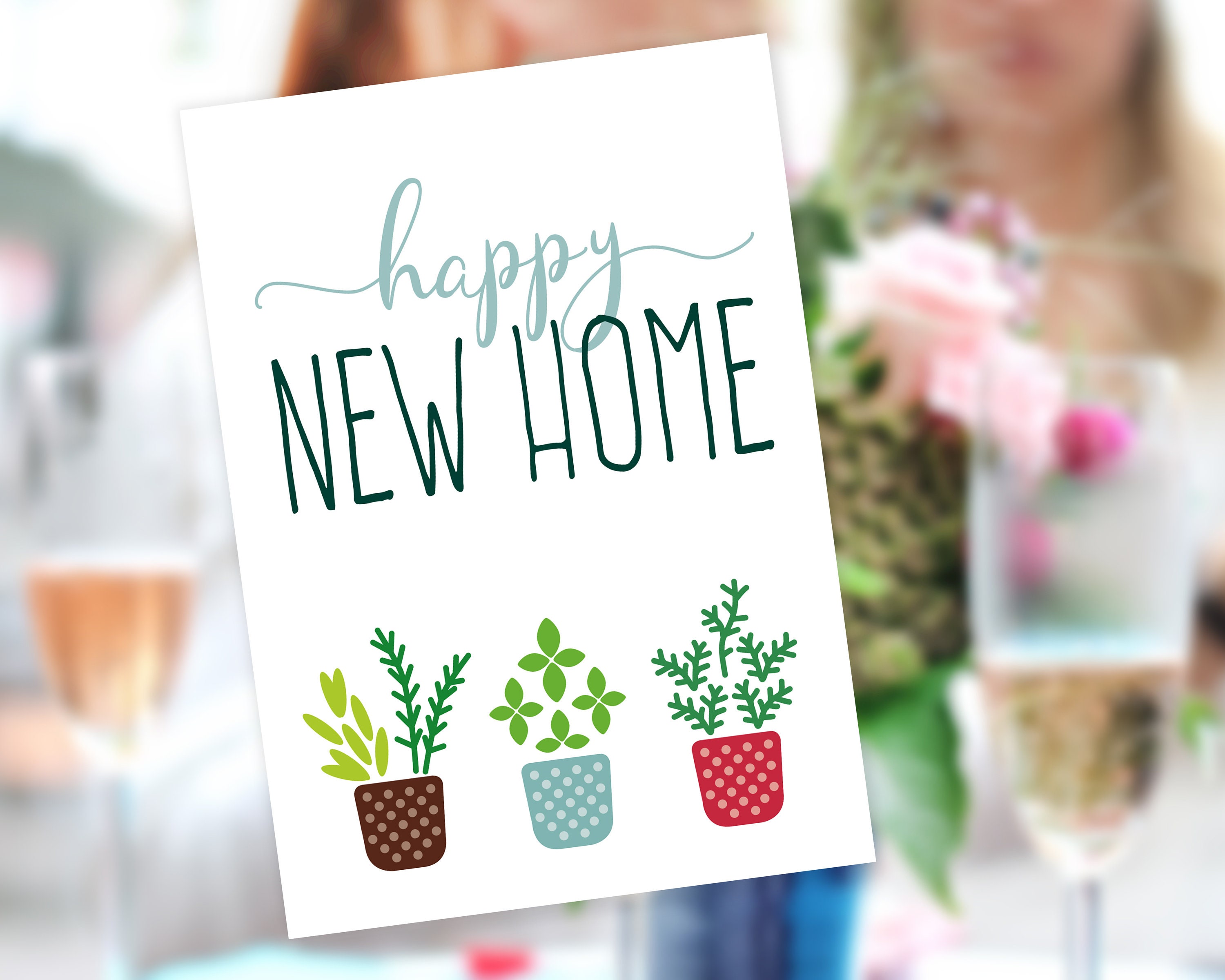New Home Card Printable Printable Moving House Card - Etsy
