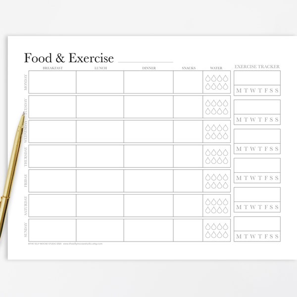 Fitness Planner - Etsy