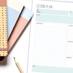 Teacher Planner Printable Kit – Tutor Class Planning Bundle – Academic ...