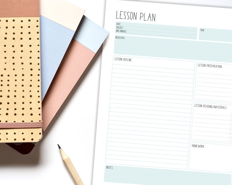 Teacher Planner Printable Kit Tutor Class Planning Bundle | Etsy