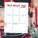 Weekly Planner Printable Christmas Theme Seasonal Calendar - Etsy