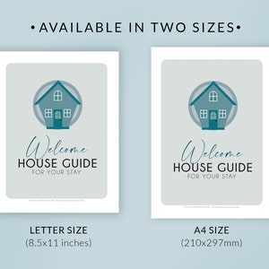 Rental Welcome Guide Printable & Fillable PDF – House Sitting Handbook ...