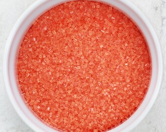 Orange Chunky Sugar Bright Orange Sugar Crystals Sprinkles for ...