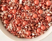 Rose Gold Sprinkles Rose Gold Sprinkle Mix Edible - Etsy