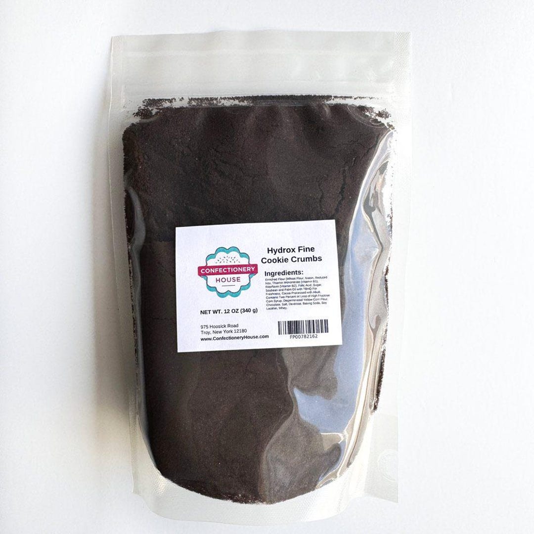 Hydrox Fine Chocolate Cookie Crumbs | 12 Ounces | Fine Chocolate Crumbs ...