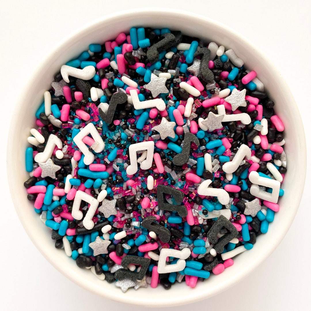 Social Media Star Sprinkle Mix | 3 Ounces | Music Note Sprinkles - Etsy