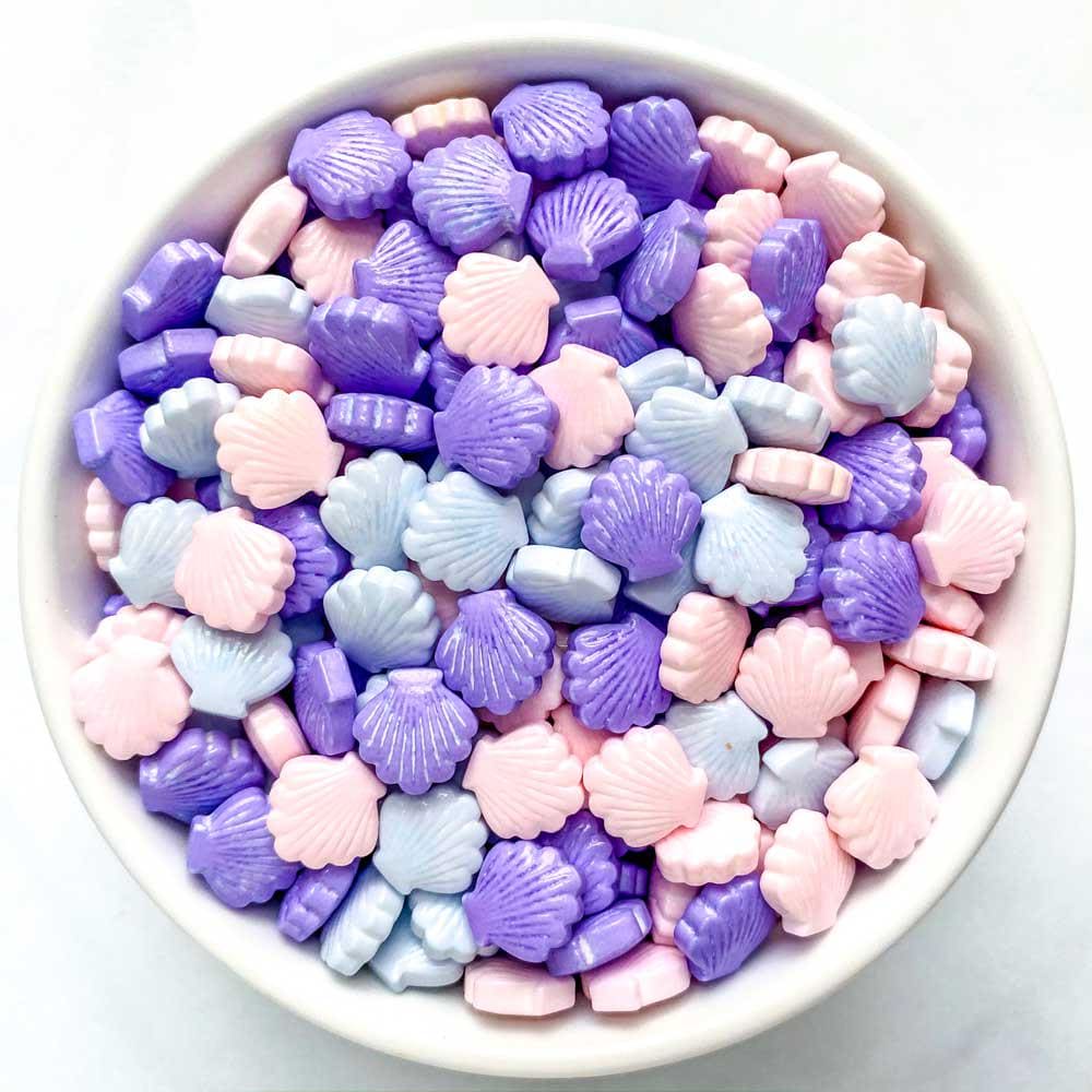 Seashell Sprinkles: Edible Cake Decorations (2.5 Ounces) - Etsy