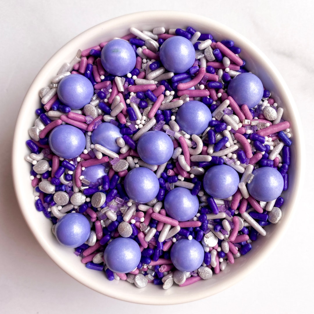 In My Purple Era Sprinkle Mix | 3 Ounces | Edible Sprinkles | Purple ...