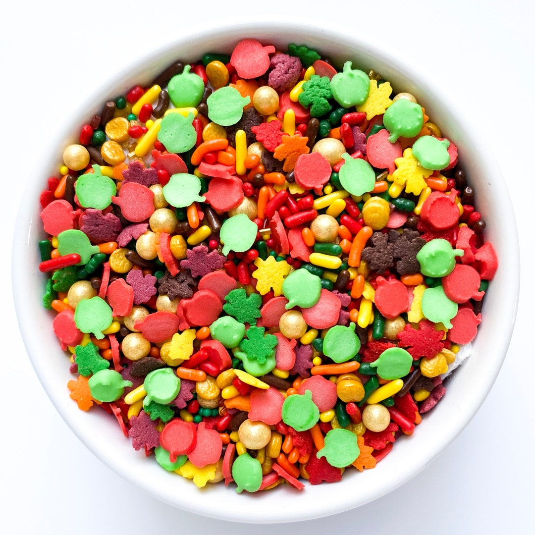 Apple Harvest Fall Sprinkle Mix: Edible Cake Decorations (3 Ounces) - Etsy