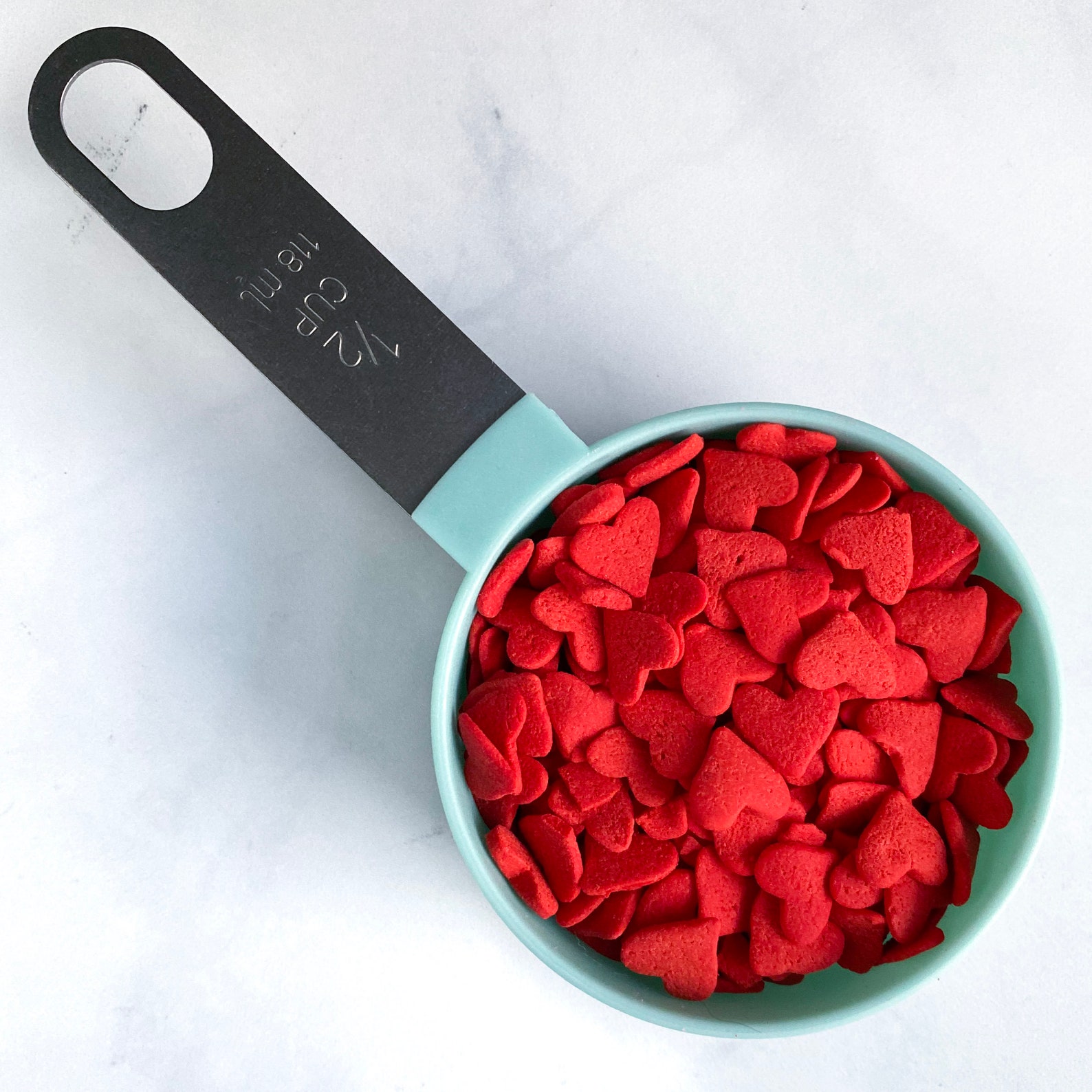 Jumbo Red Heart Sprinkles 2.5 Ounces Candy Sprinkles Sugar - Etsy