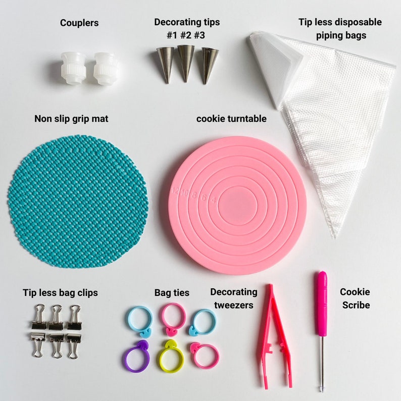 Cookie Decorating Tool Kit | Professional Cookie Decorating Kit ...