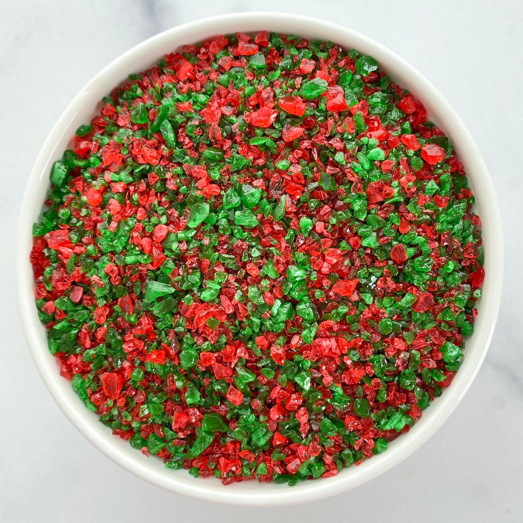 Peppermint Crunch - One Pound - Red and Green Peppermint Crunch ...