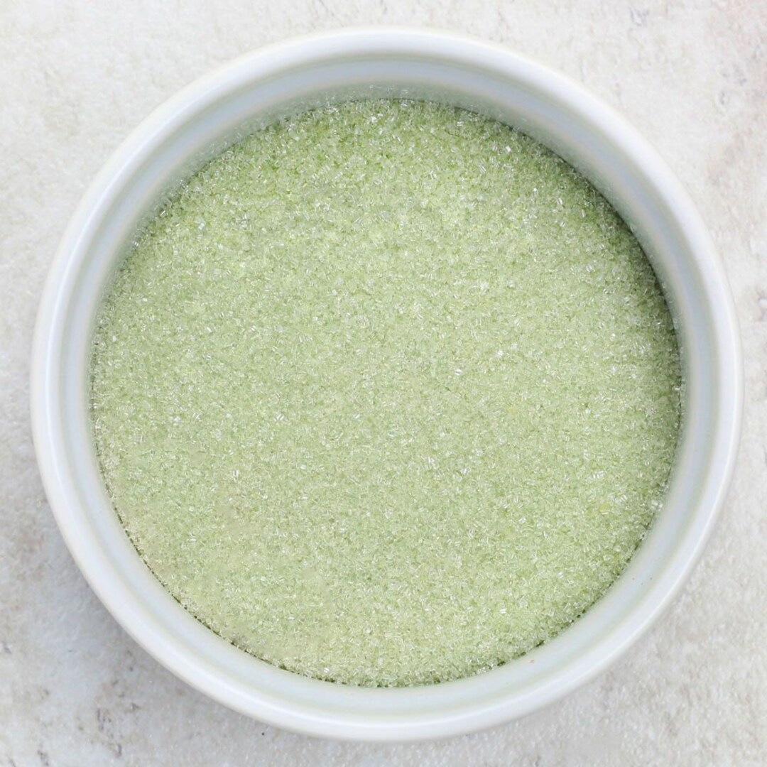 Pastel Green Sanding Sugar | 4 Ounces | Light Green Sanding Sugar ...